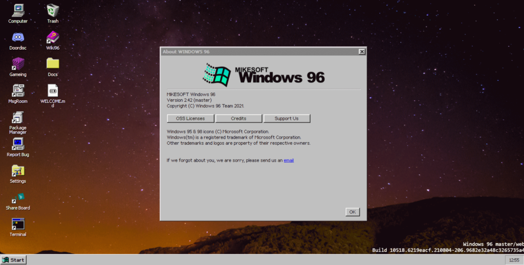 Ejecutar Windows 96 desde el navegador | Cultura Informática