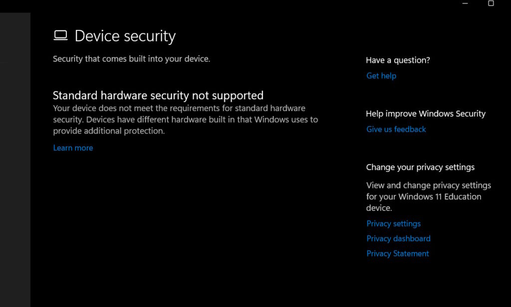 Windows 11: Error De Seguridad De Hardware No Compatible | Cultura ...