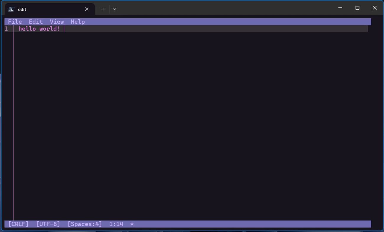 Microsoft lanza Edit CLI, el nuevo editor ligero para Windows 11 ...
